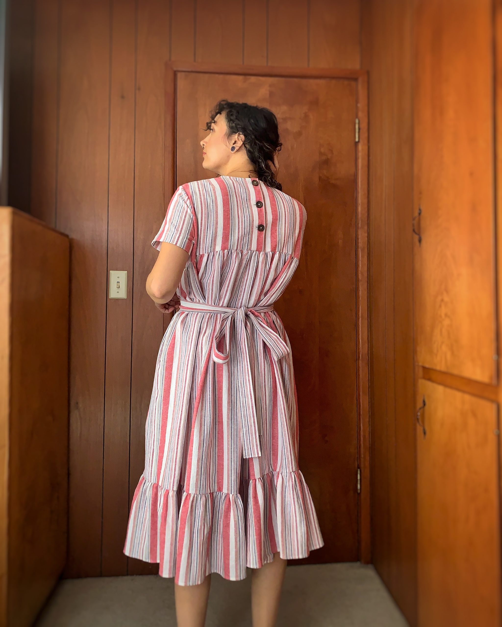 The Florence Dress in Stripes